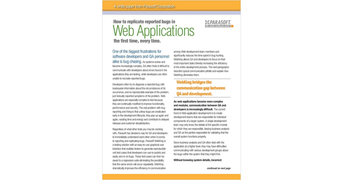 How to Replicate Reported Bugs in Web Applications the First Time ...