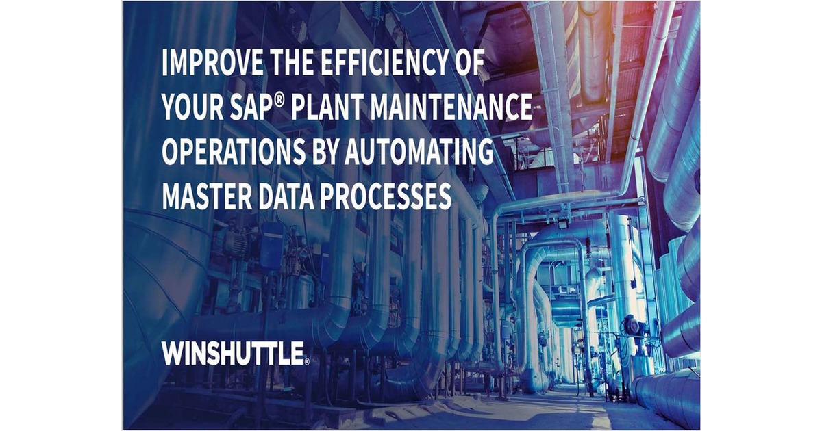 Improve the Efficiency of Your SAP Plant Maintenance Operations by Automating Master Data ...