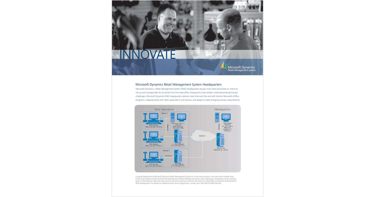 Microsoft Dynamics Retail Management System Headquarters For Multi ...