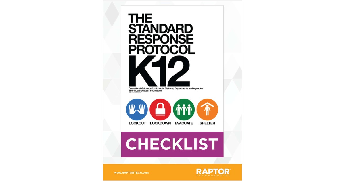 The Standard Response Protocol for K12 Free eBook