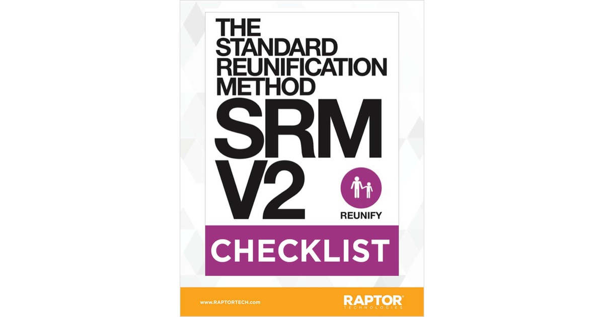 The Standard Reunification Method (SRM) Checklist Free Checklist