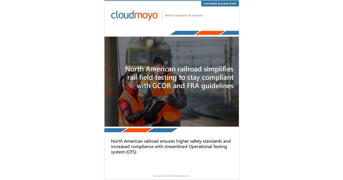 North American Railroad Simplifies Rail Field Testing to Stay Compliant ...