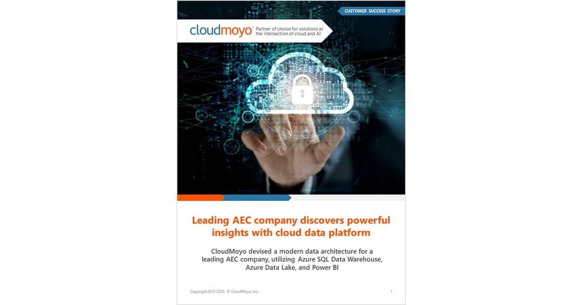Leading AEC Company Discovers Powerful Insights with Cloud Data ...