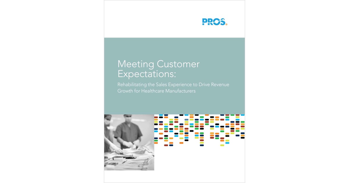 Meeting Customer Expectations: Rehabilitating the Sales Experience to ...