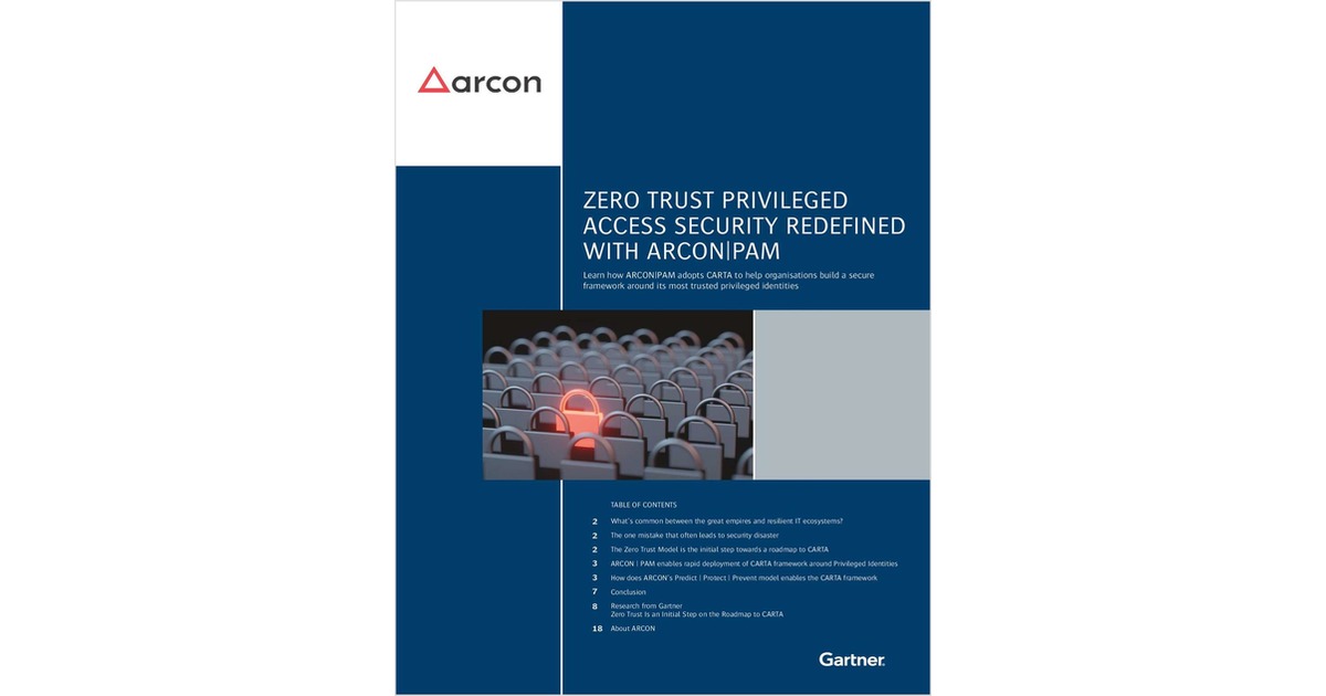 Zero Trust Privileged Access Security Redefined with ARCON | PAM, Free ...