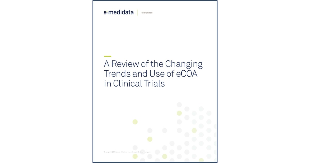 Electronic Clinical Outcome Assessments (eCOA) in Clinical Trials: A ...