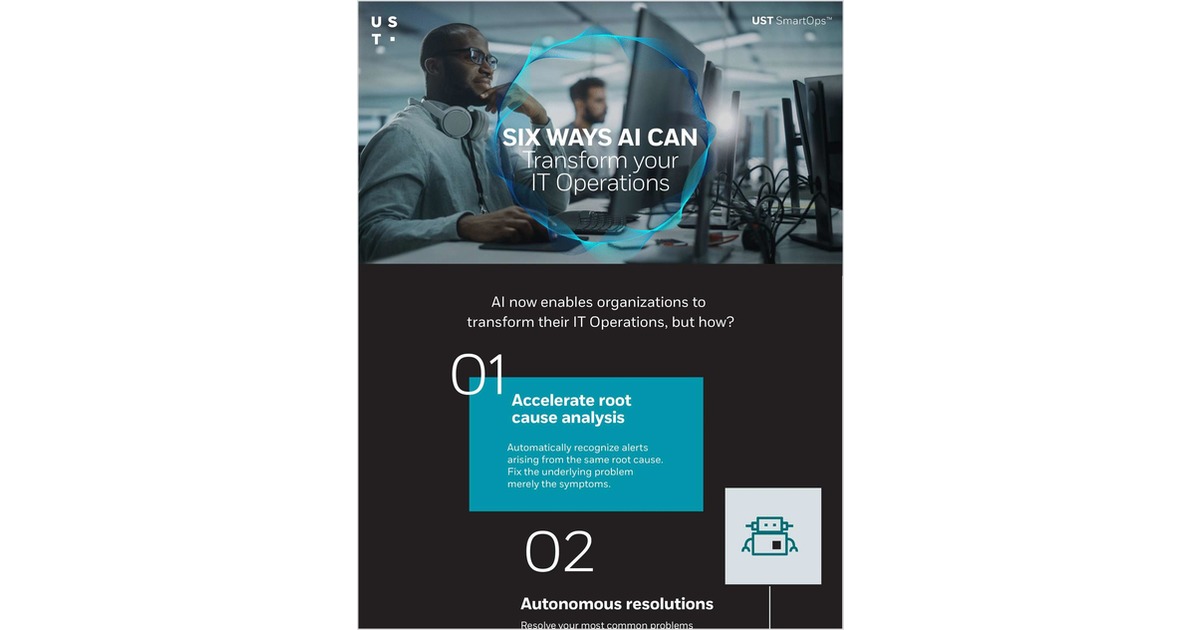 Six Ways IT Can Transform your IT Operations Free Infographic