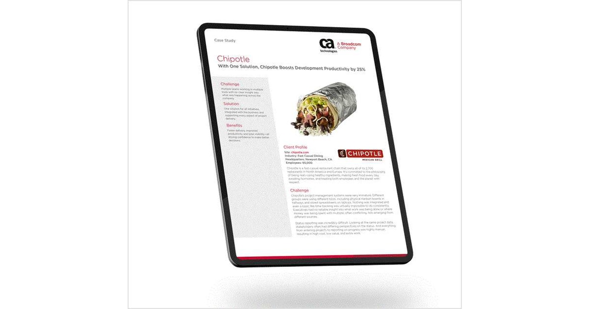 How an Integrated Value Stream Management Platform Helped Chipotle ...