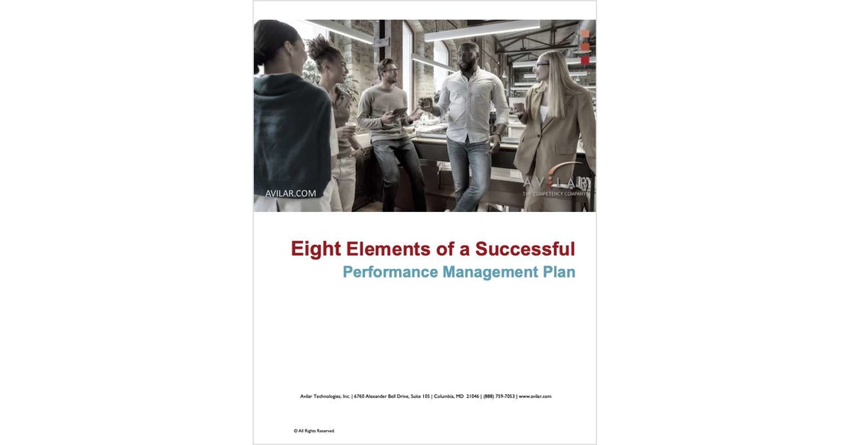 8 Elements of a Successful Performance Management Plan Free eBook