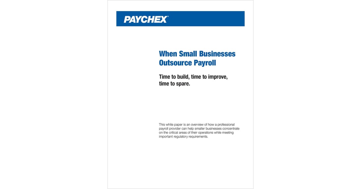 When is the Right Time For Small Businesses to Outsource Payroll + Get ...