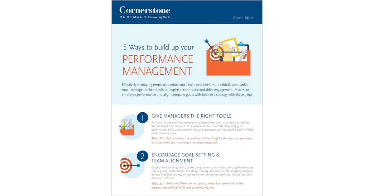 5 Ways to Build up Your Performance Management Free Guide