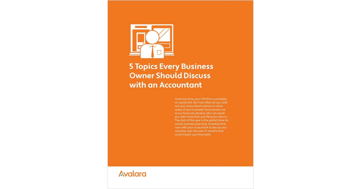 5 Topics Every Business Owner Should Discuss with an Accountant Free ...