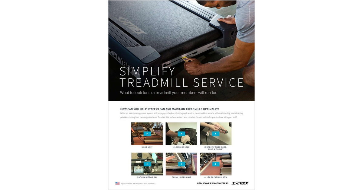 Simplify Your Treadmill Service in 6 Easy Steps Free How-to Videos