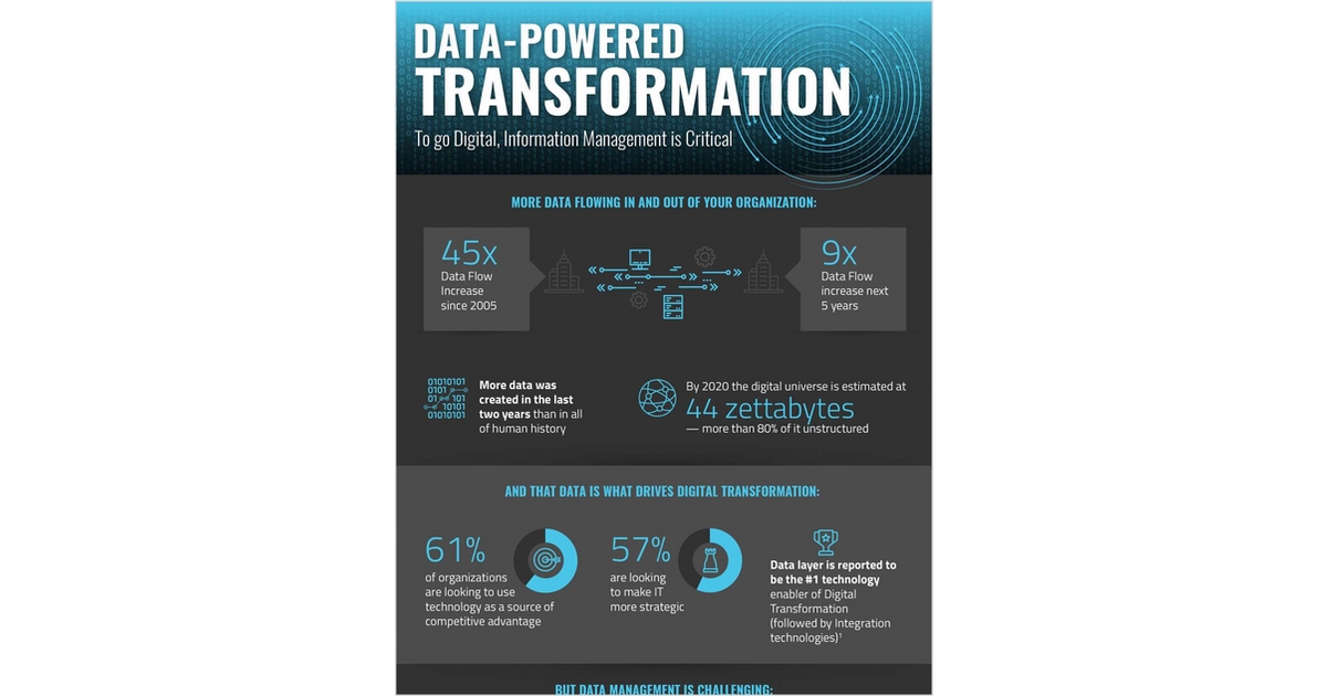 Drowning in Data Free Infographic
