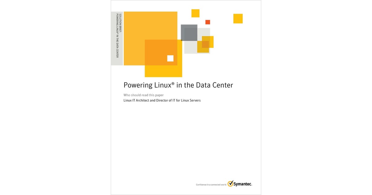 Powering Linux® in the Data Center Free White Paper