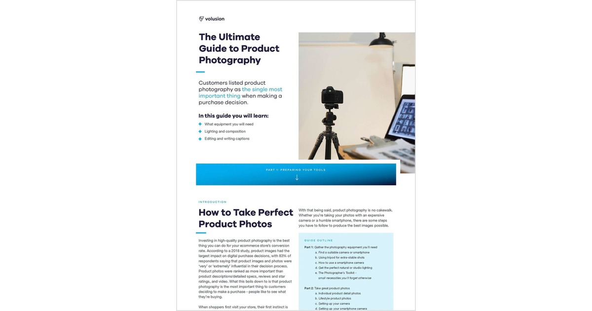 The Ultimate Guide to Product Photography Free Guide