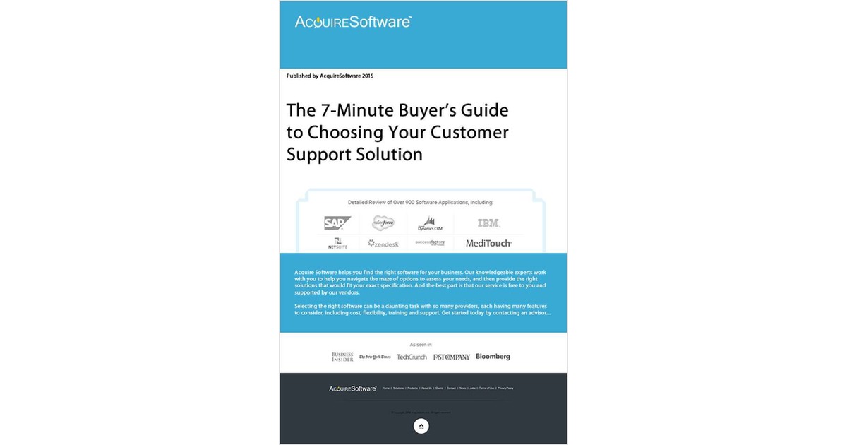 7-Minute Buyer's Guide: Choosing the Best Customer Support Software for ...
