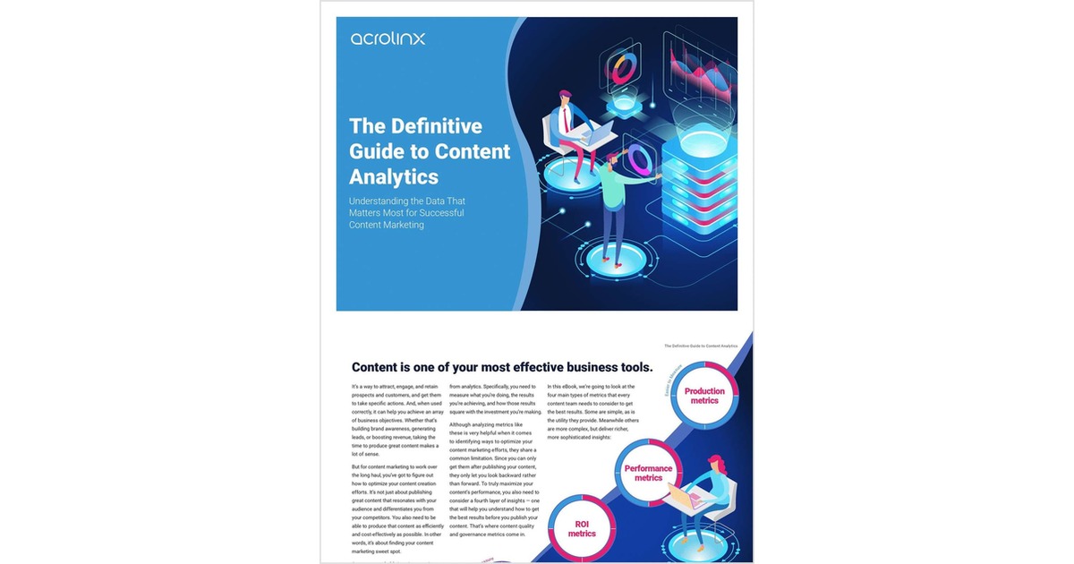 Definitive Guide to Content Analytics: Understanding the Data That ...