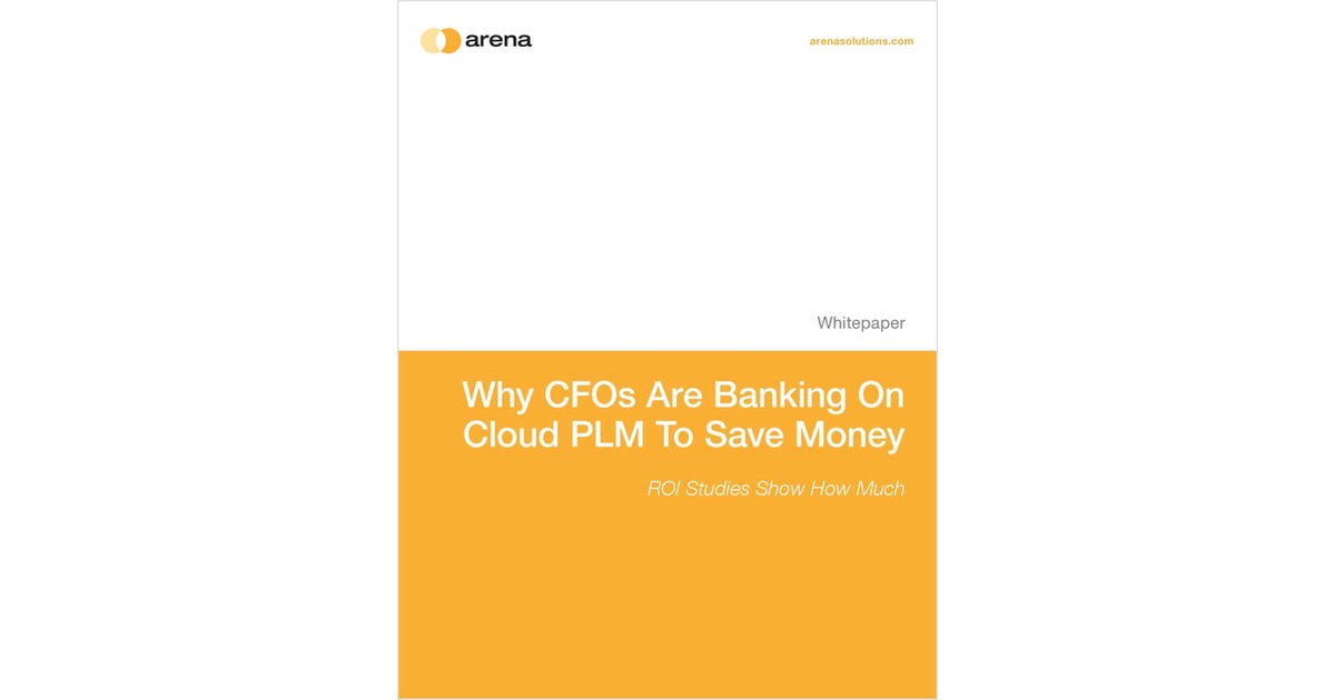 Why More CFOs Are Banking on Cloud-based PLM Free White Paper