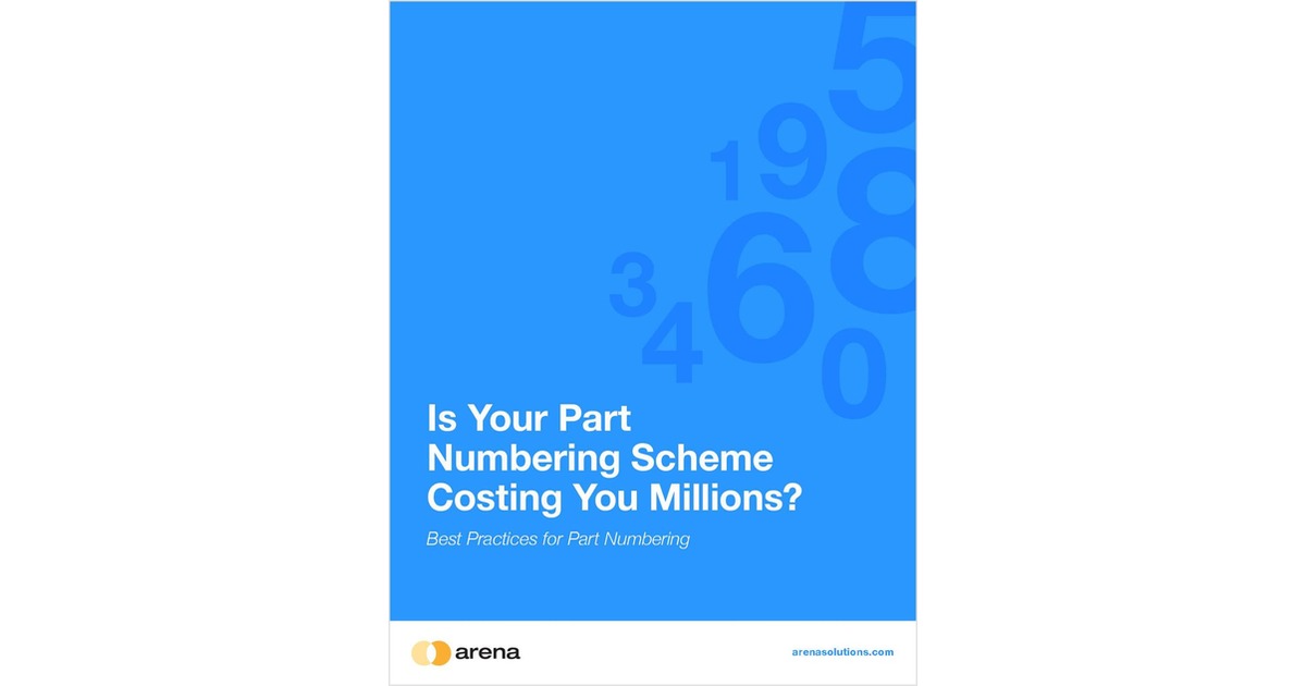Is Your Part Numbering Scheme Costing You Millions? Free eBook