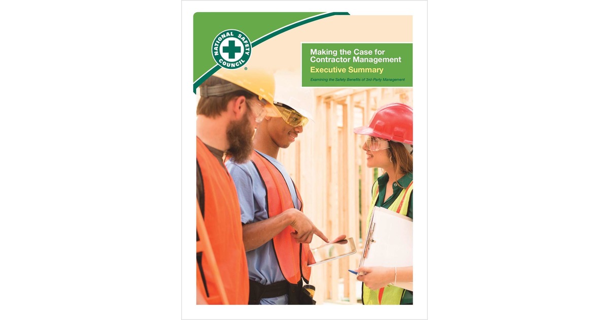 NSC Study: Making the Case for Contractor Management Free Analyst Report