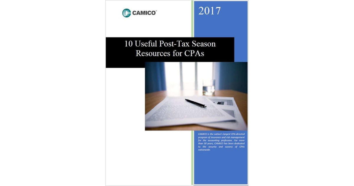 10 Useful Post Tax Season Resources for CPAs Free Best Practices