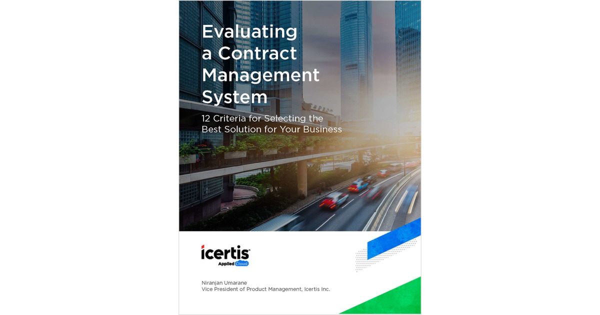 Choosing a Contract Management System that Will Take Your Enterprise to ...