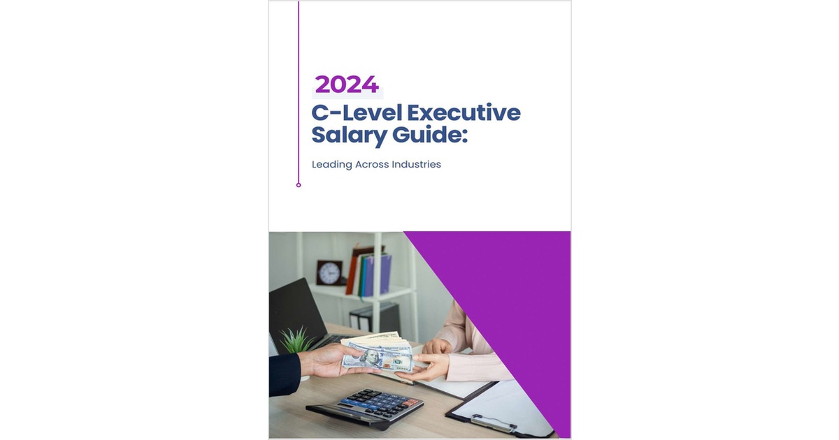 2024 C-Level Salary Guide Free eGuide