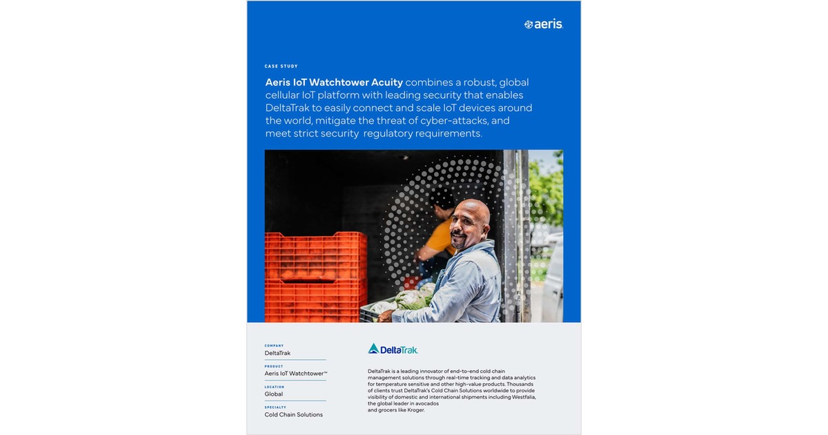 Aeris IoT Watchtower Acuity Free Case Study