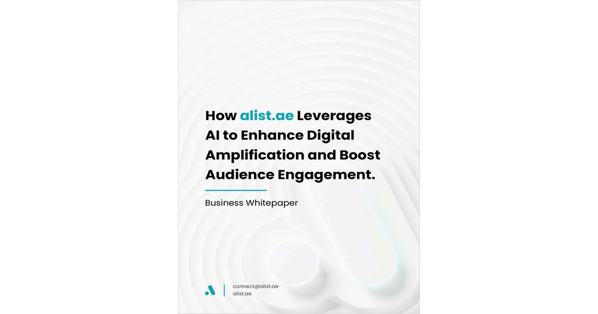 How alist.ae Leverages AI to Enhance Digital Amplification and Boost Audience Engagement Free ...