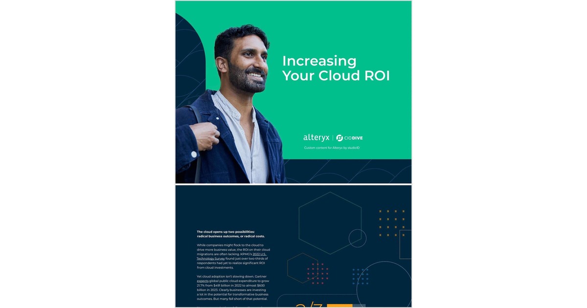 Increasing Your Cloud ROI Free eBook