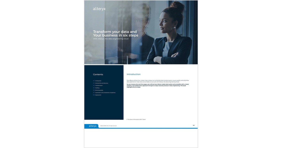 Transform Your Data and Your Business in Six Steps with Designer Cloud ...