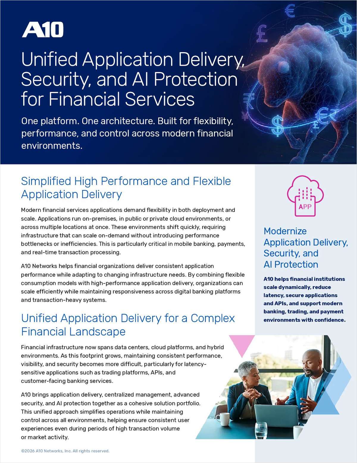 Unified Application Delivery, Security, and AI Protection for Financial ...