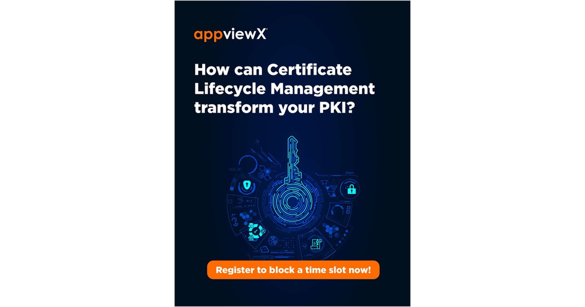 How Can Certificate Lifecycle Management Transform Your Pki Free Appviewx Demo