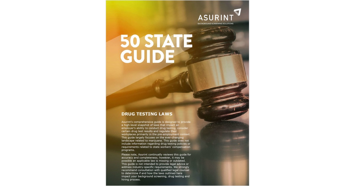 50 State Drug Testing Guide Free Guide