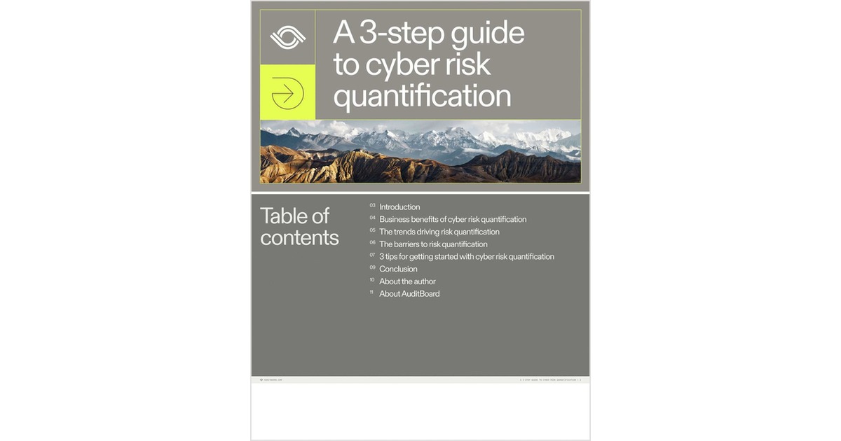 A 3-step guide to cyber risk quantification, Free Executive IT Forums ...