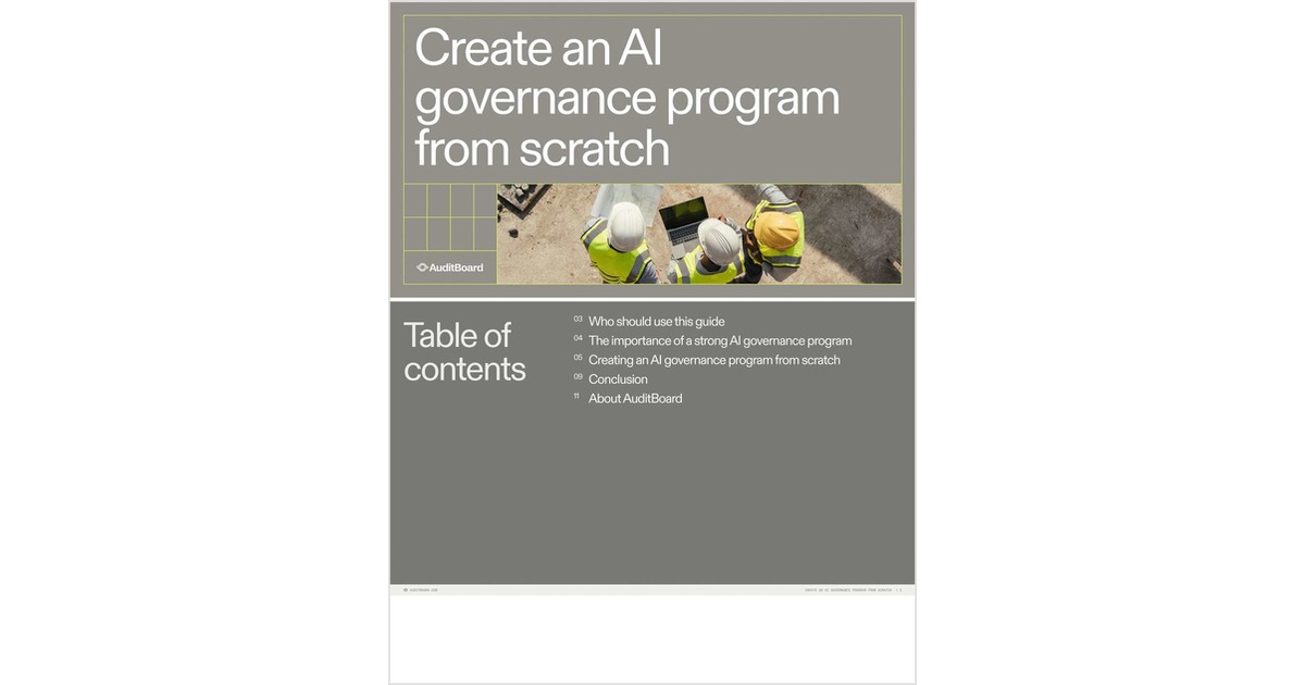 Your complete guide to building a scalable and ethical AI governance framework Free Best Practices