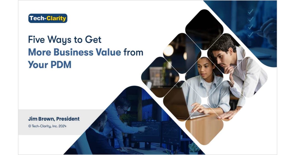 Five Ways to Get More Business Value from Your PDM Free eBook