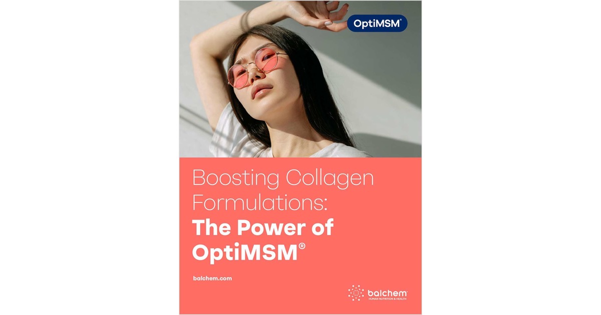 More powerful collagen benefits with MSM -- white paper Free White Paper