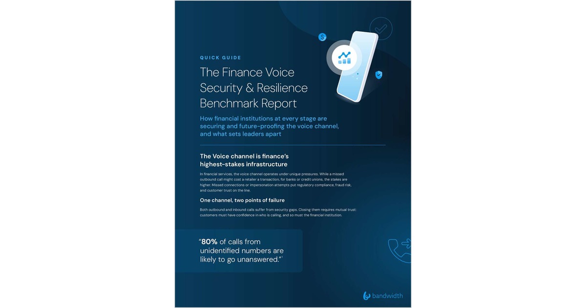 80% of your outbound calls are likely being ignored., Free Bandwidth Report