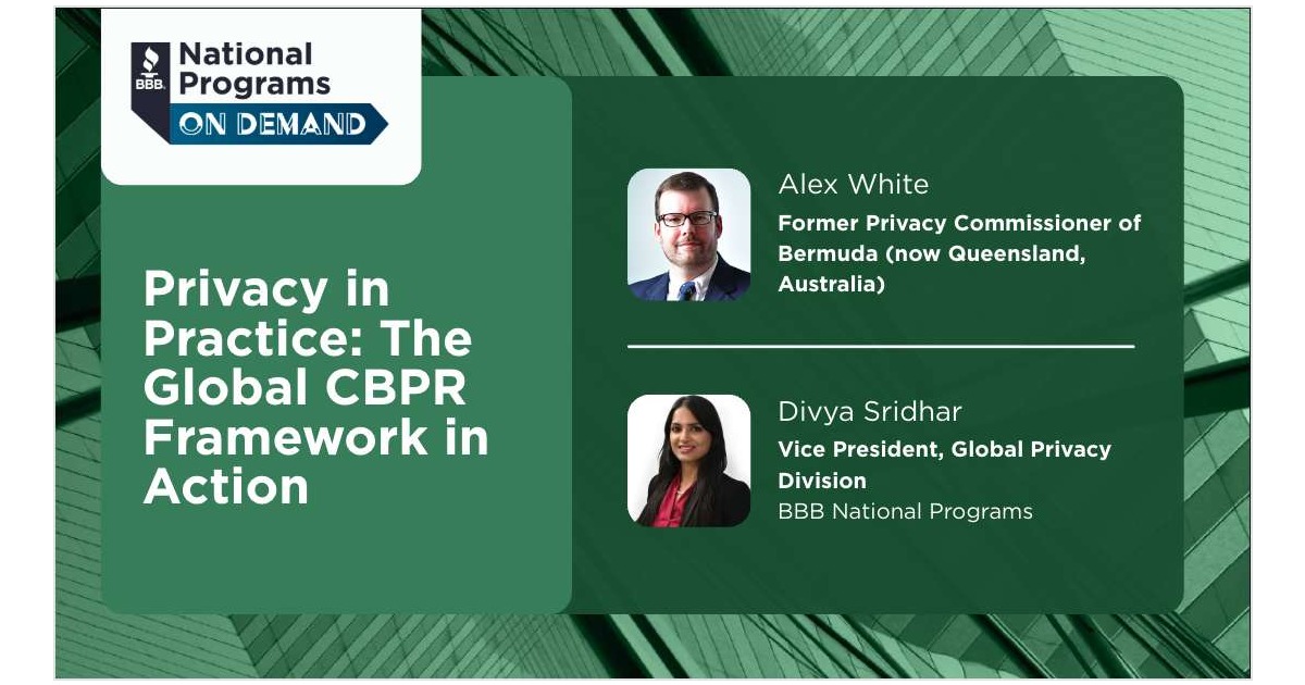 Privacy in Practice - The Global CBPR Framework in Action Free Podcast