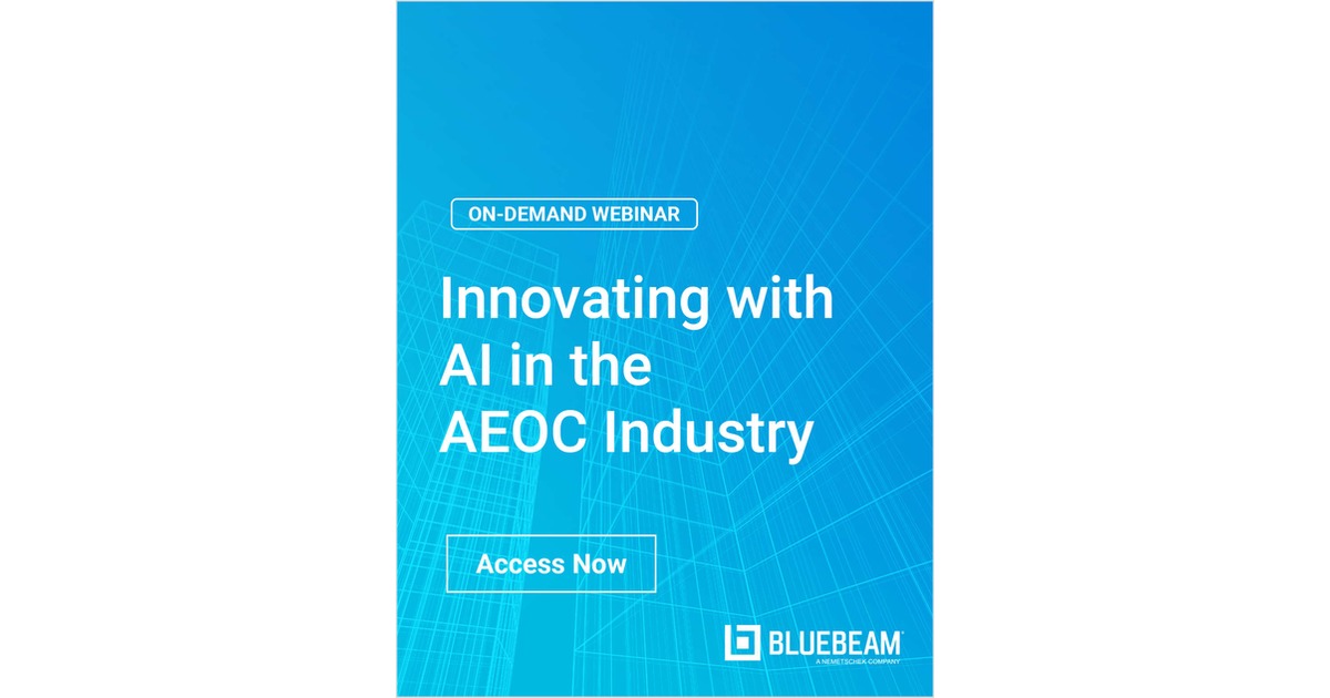 Innovating with AI in the AECO Industry Free On-Demand Webinar