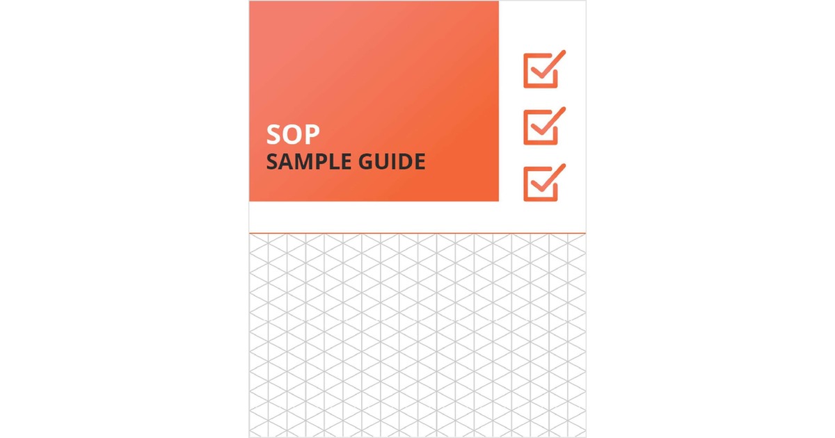 Standard Operating Procedure: An Example Manual for Administrative ...