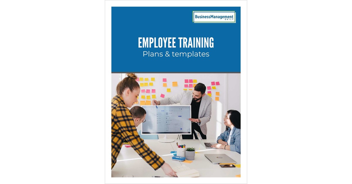 Employee Training Plans & Templates Free Report