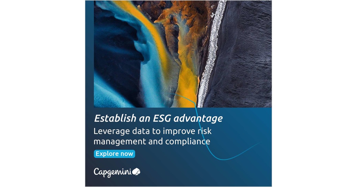 Mitigate FS risk with ESG data., Free Capgemini Article