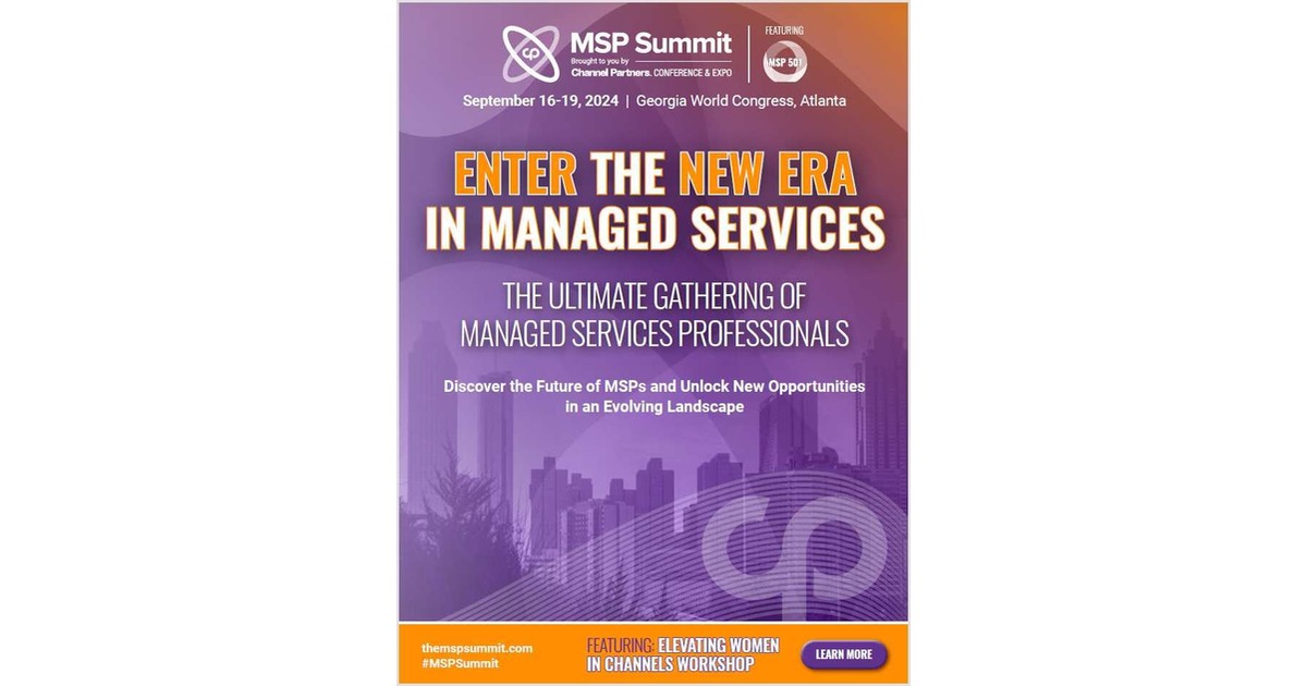 MSP Summit 2024: Digital Show Planner, Free Channel Partners Brochure