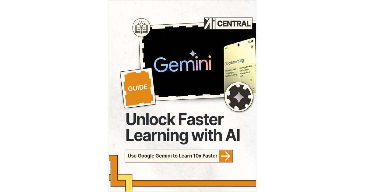 Unlock Faster Learning with AI Tools: Master Google Gemini Guided ...