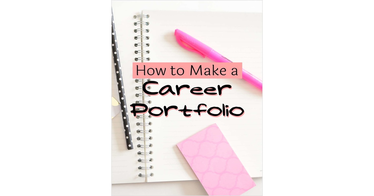 How to Make a Career Portfolio Free Cheat Sheet