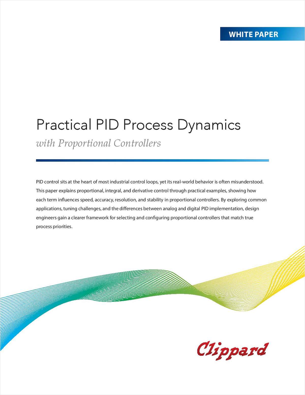 Practical PID Process Dynamics with Proportional Controllers Free White ...