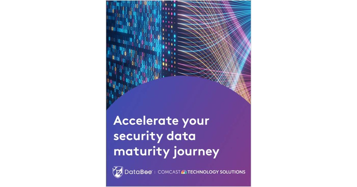 Accelerate your security data maturity journey Free White Paper